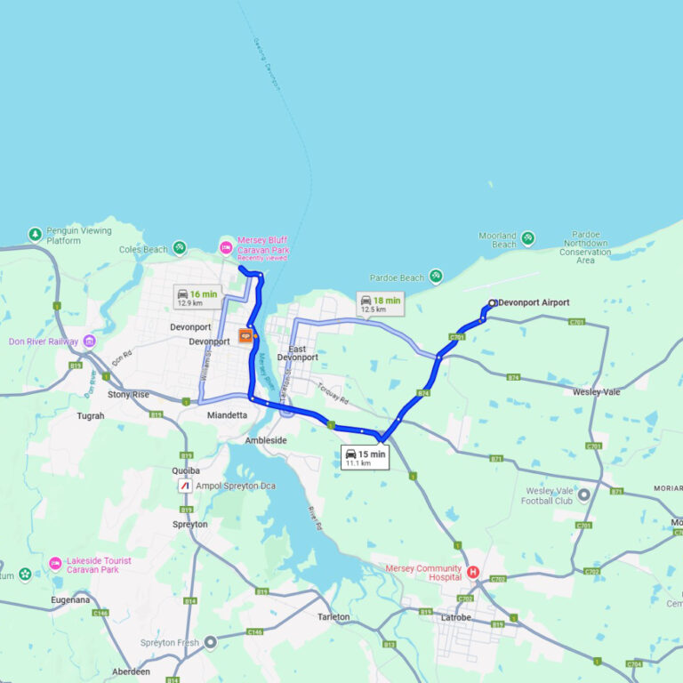 Getting to the event - Devonport Triathlon